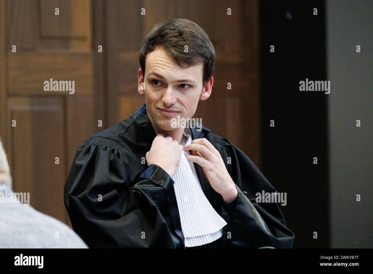 Brugge, Belgium. 23rd Feb, 2024. Lawyer Rob Onderdonck pictured during ...