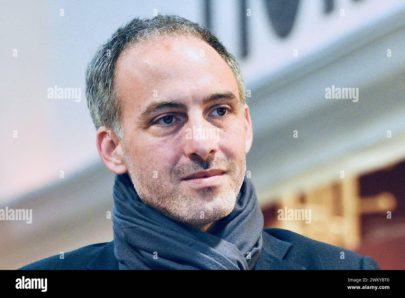 Strasbourg, France. 23rd Feb, 2024. Place Publique member and MEP ...