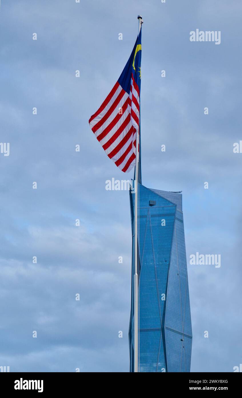 Kuala Lumpur, Malaysia - December 20, 2023: Malaysian flag, the Jalur ...