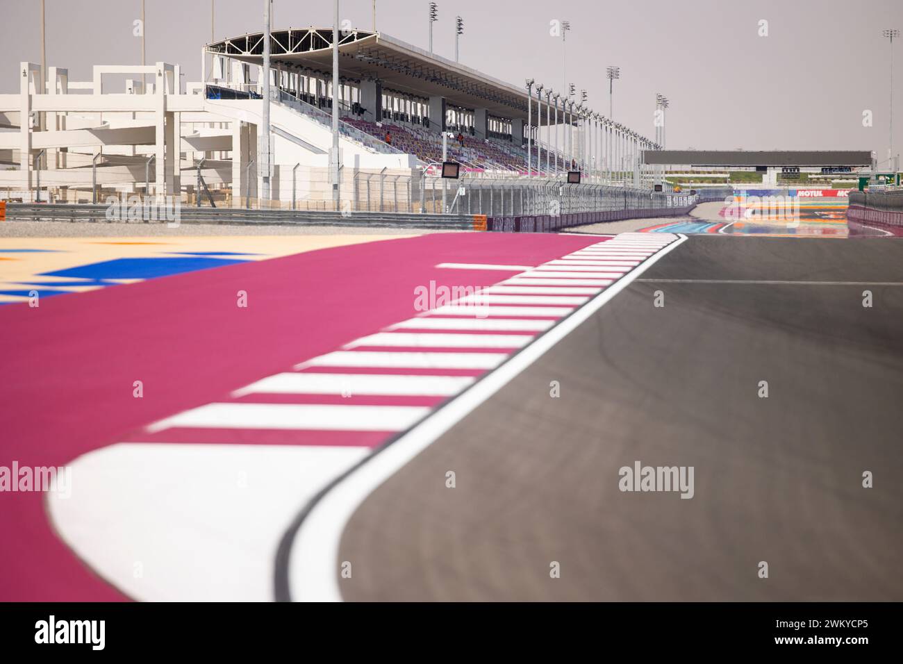 Lusail, Qatar. 23rd Feb, 2024. Illustration, track during the Prologue ...