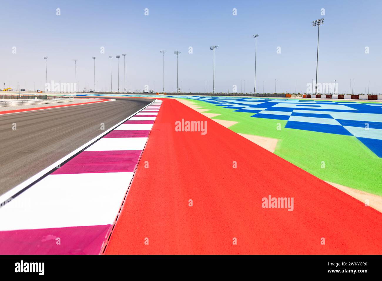 Lusail, Qatar. 23rd Feb, 2024. Illustration, track during the Prologue ...