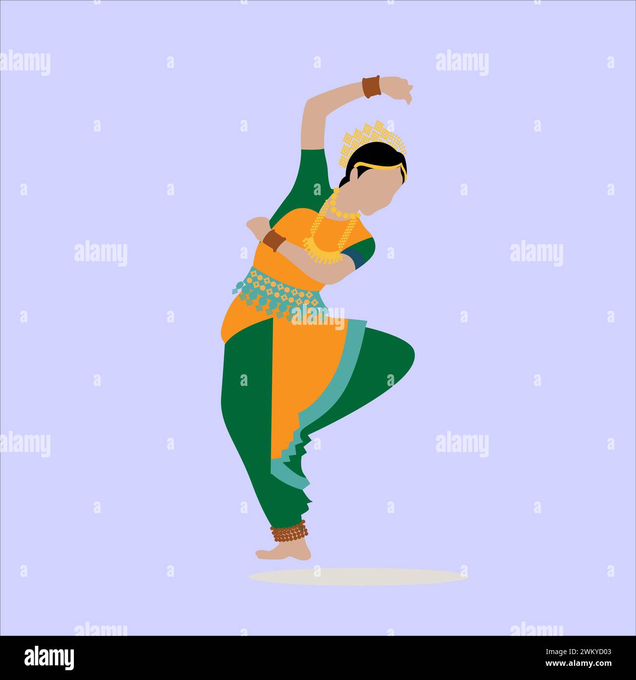 art illustration design concept of indian traditional Stock Vector ...