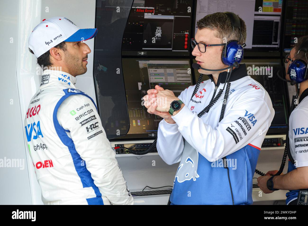 RICCIARDO Daniel (aus), Visa Cash App RB F1 Team VCARB 01 and HAMELIN ...