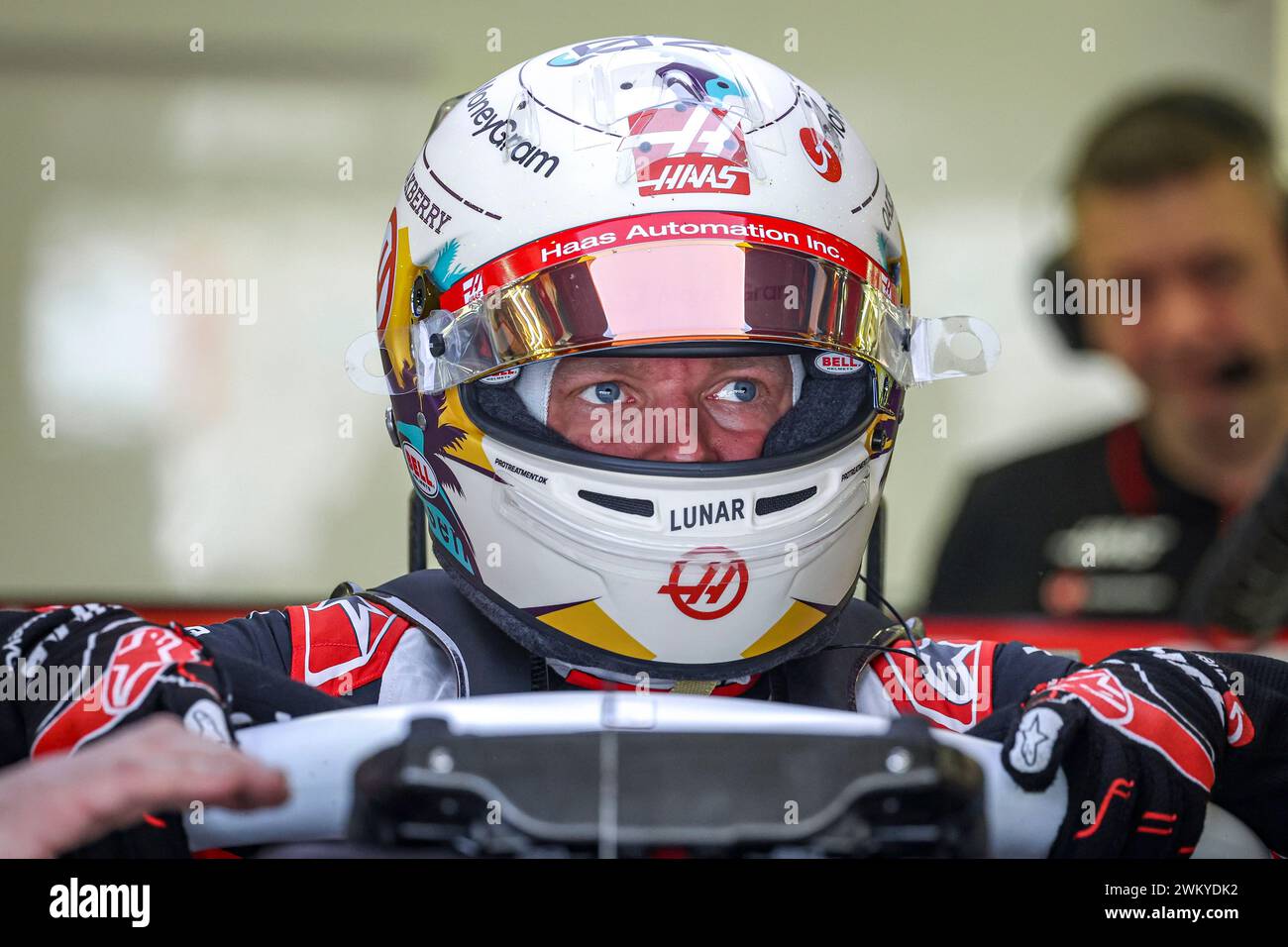 MAGNUSSEN Kevin (den), Haas F1 Team VF-24 Ferrari, portrait during the ...