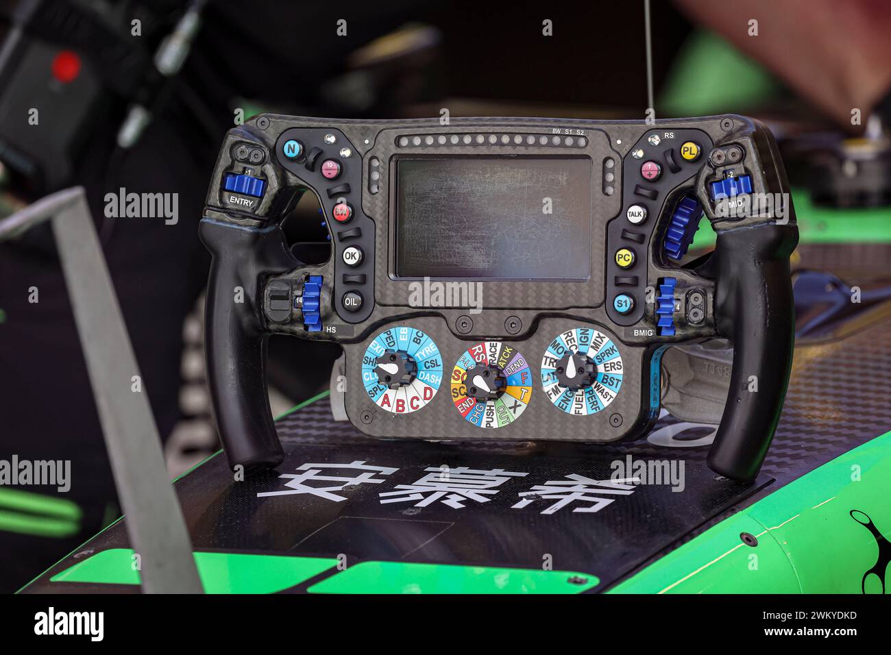 Stake F1 Team Kick Sauber C44, mechanical detail, wheel, volant during ...