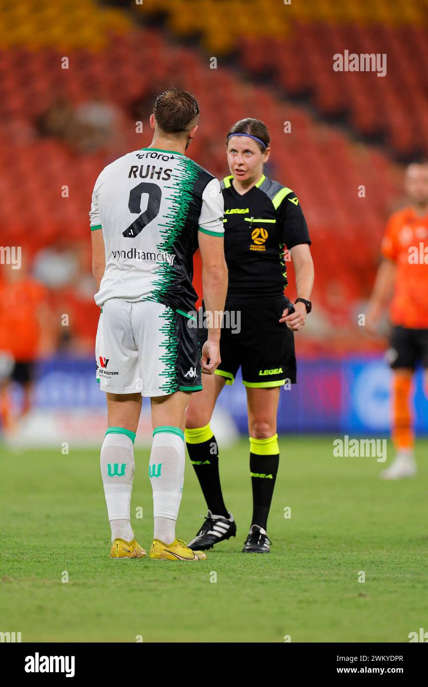 Brisbane, Australia. 23rd Feb, 2024. Suncorp Stadium Match official ...