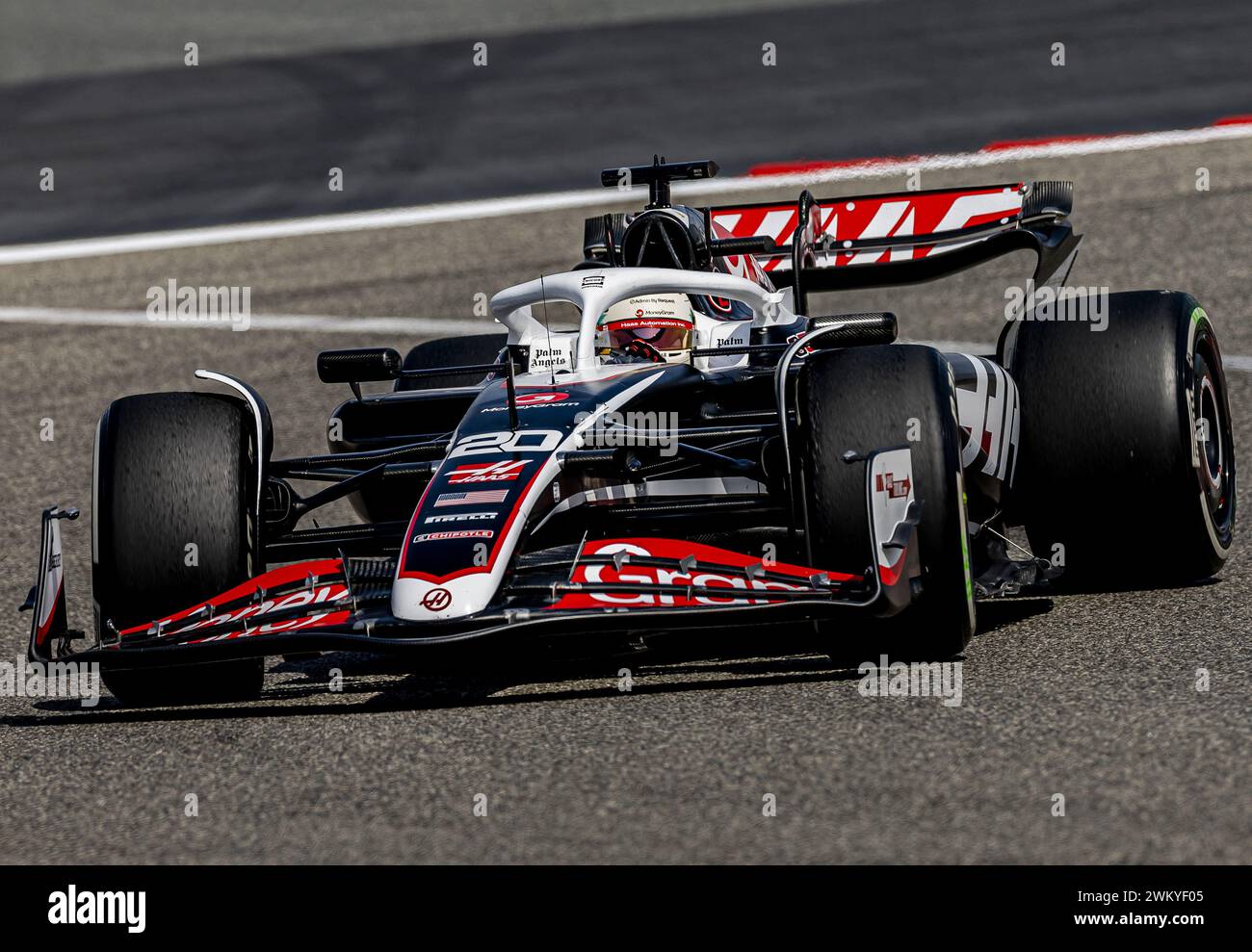 BAHRAIN - Kevin Magnussen (Haas F1 Team) during the third day of ...