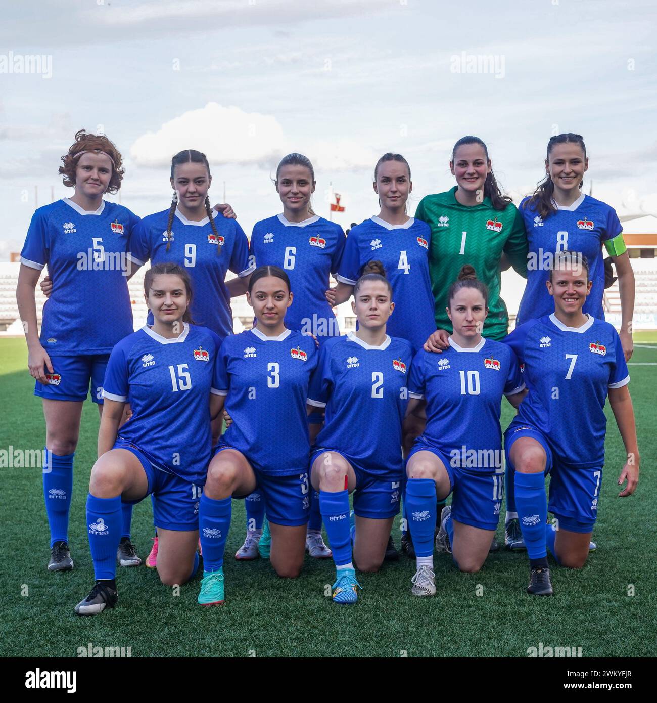 22.02.2024, Gibraltar, Victoria Stadium, Friendly: Gibraltar ...