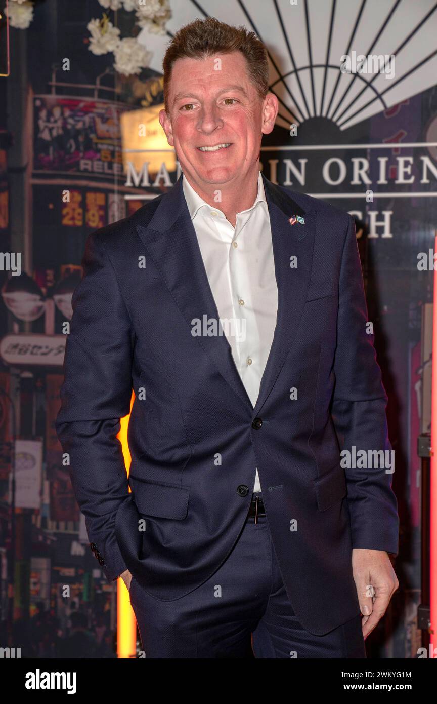 Timothy Liston bei der Shibuya Crossing Party im Hotel Mandarin ...