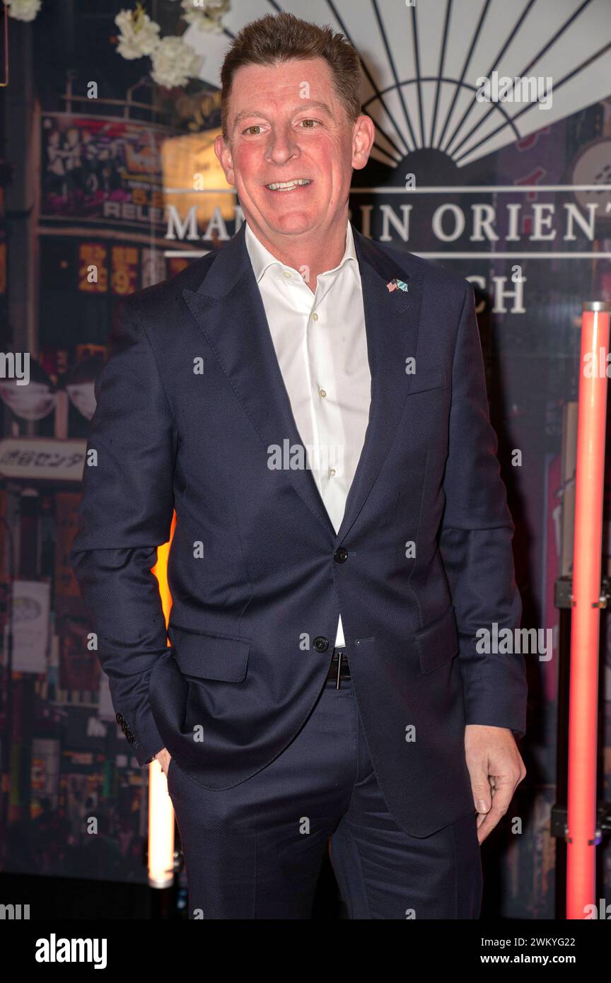 Timothy Liston bei der Shibuya Crossing Party im Hotel Mandarin ...