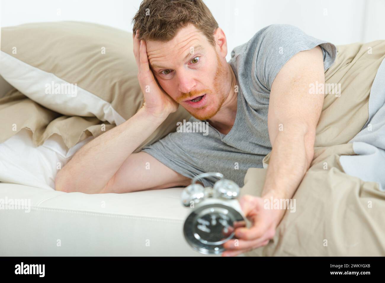 Oversleep hi-res stock photography and images - Alamy