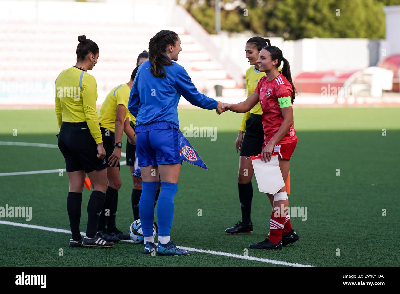 22.02.2024, Gibraltar, Victoria Stadium, Friendly: Gibraltar ...