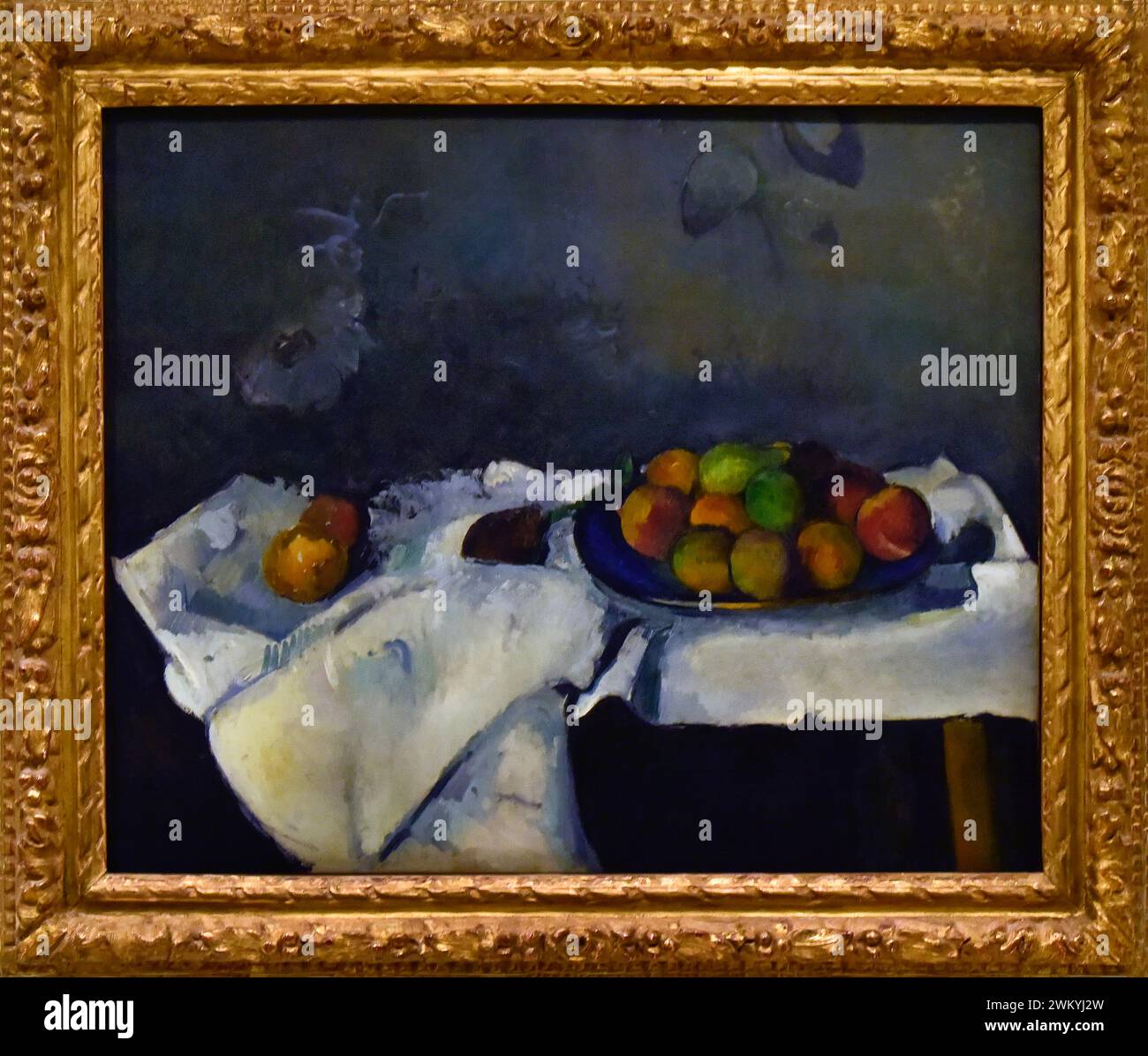 Still Life - Plate Of Peaches, Paul Cezenne, Oil on Canvas Solomon R ...