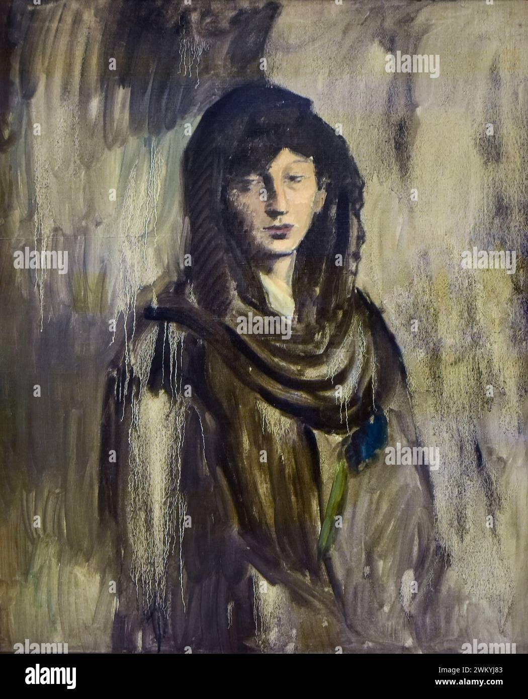 Pablo Picasso, Fernande with Black Mantilla, ca. 1905, Oil on Canvas ...