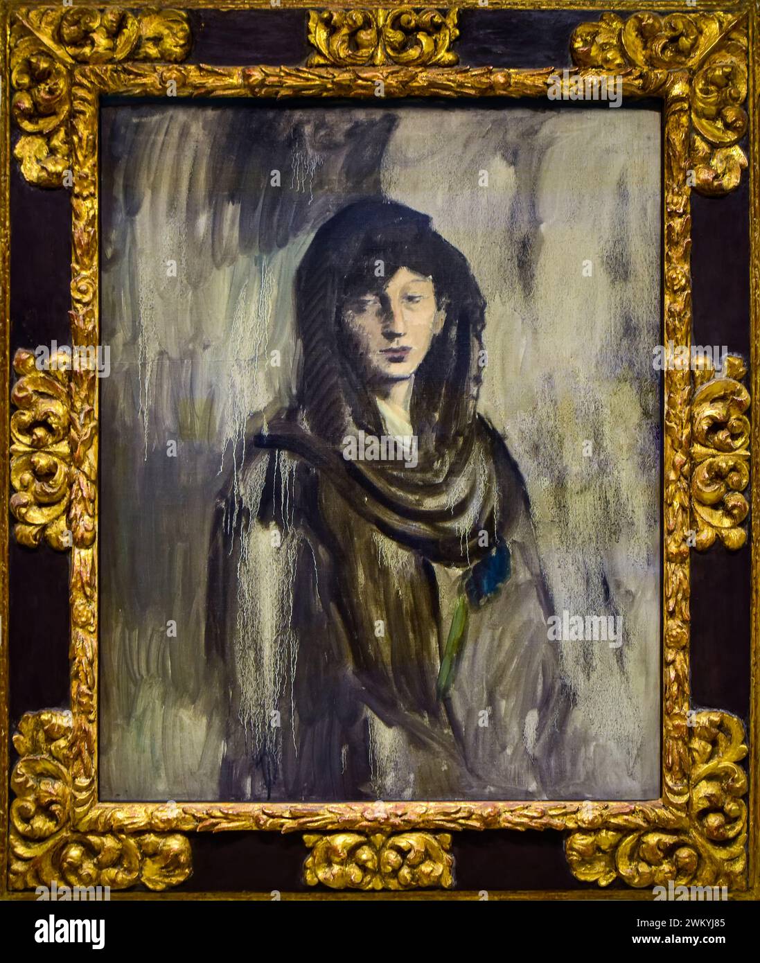 Pablo Picasso, Fernande with Black Mantilla, ca. 1905, Oil on Canvas ...