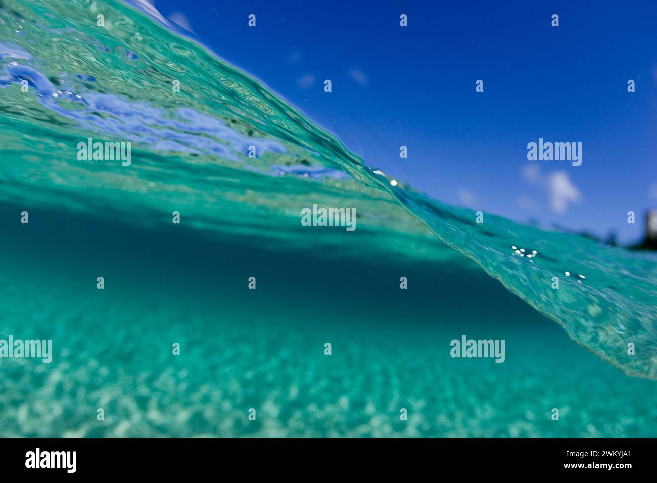 split level wave at Waimea Bay Stock Photo - Alamy