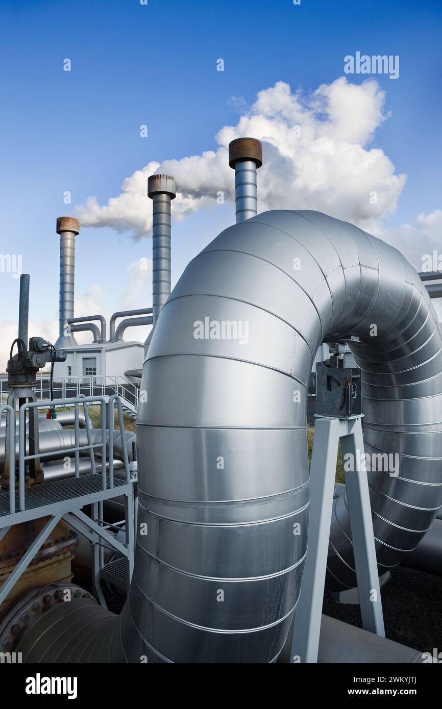 Nesjavellir Geothermal Power Station, Iceland Stock Photo - Alamy