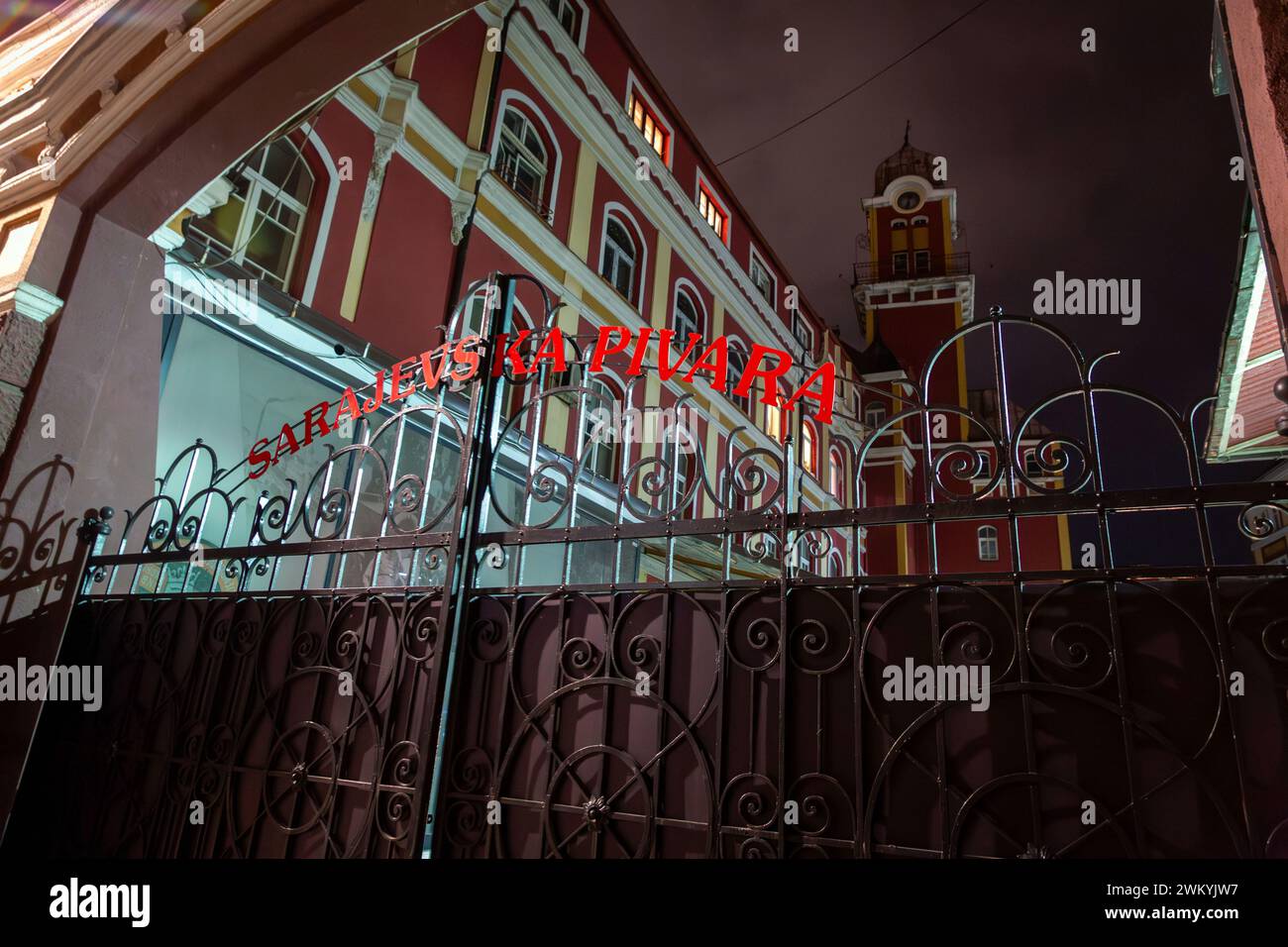 Sarajevo - Bosnia and Herzegovina - 11 FEB 2024: Sarajevska pivara is a ...