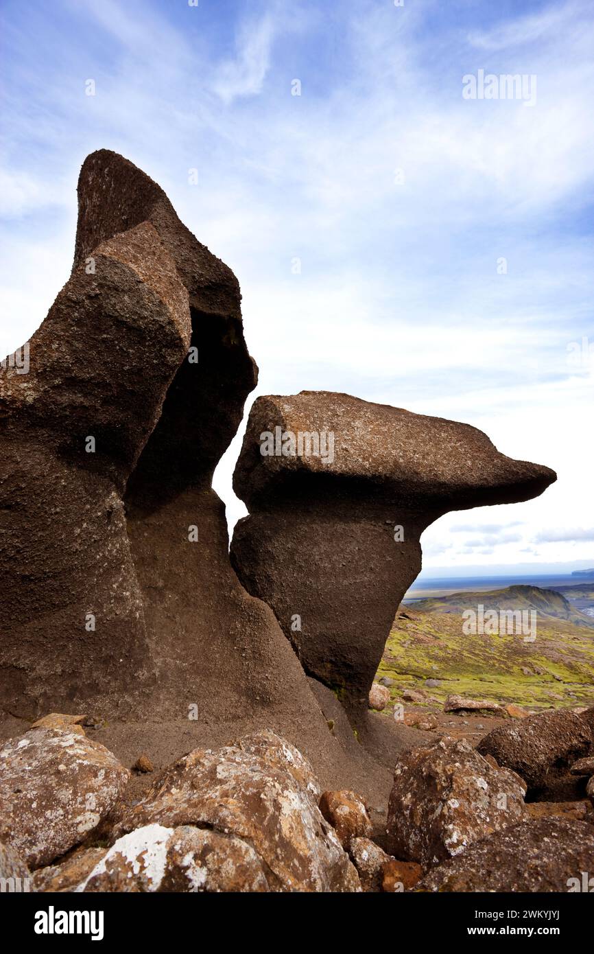 Rock formations in epic landscape Stock Photo - Alamy