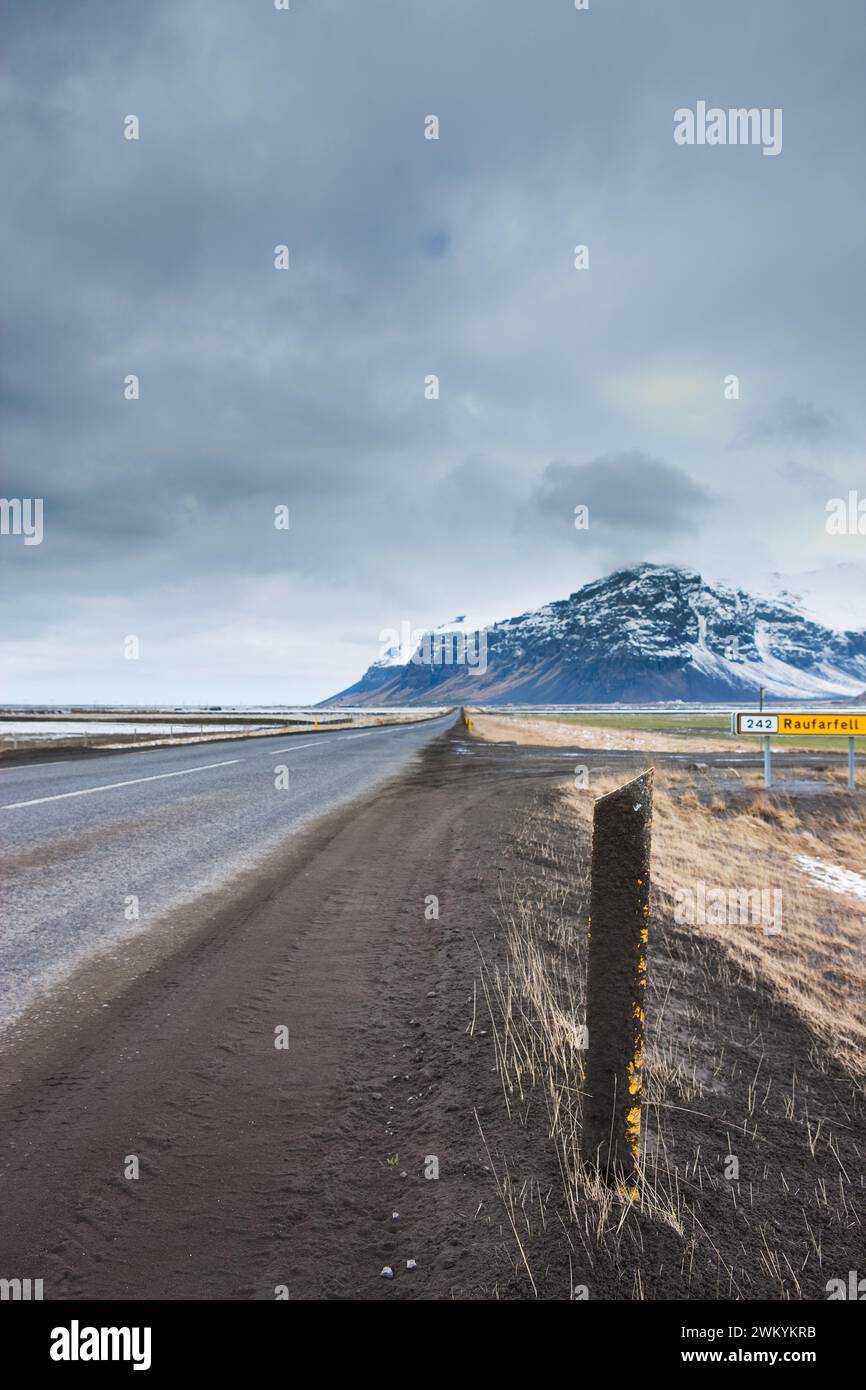 Volcano ash cloud road hi-res stock photography and images - Alamy