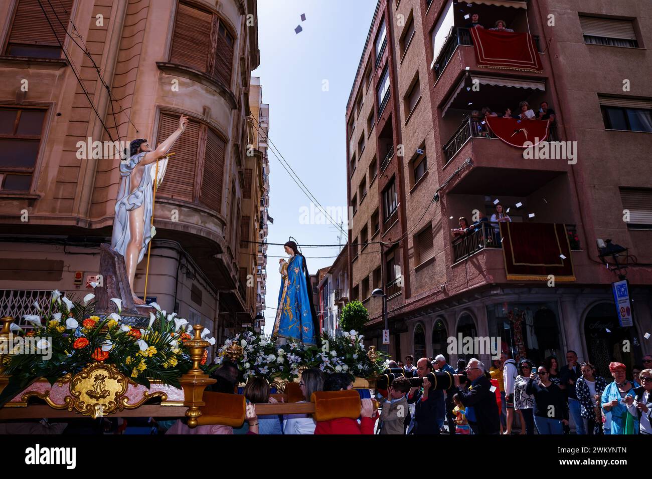 Resurrection Sunday Procession in Villajoyosa Stock Photo - Alamy