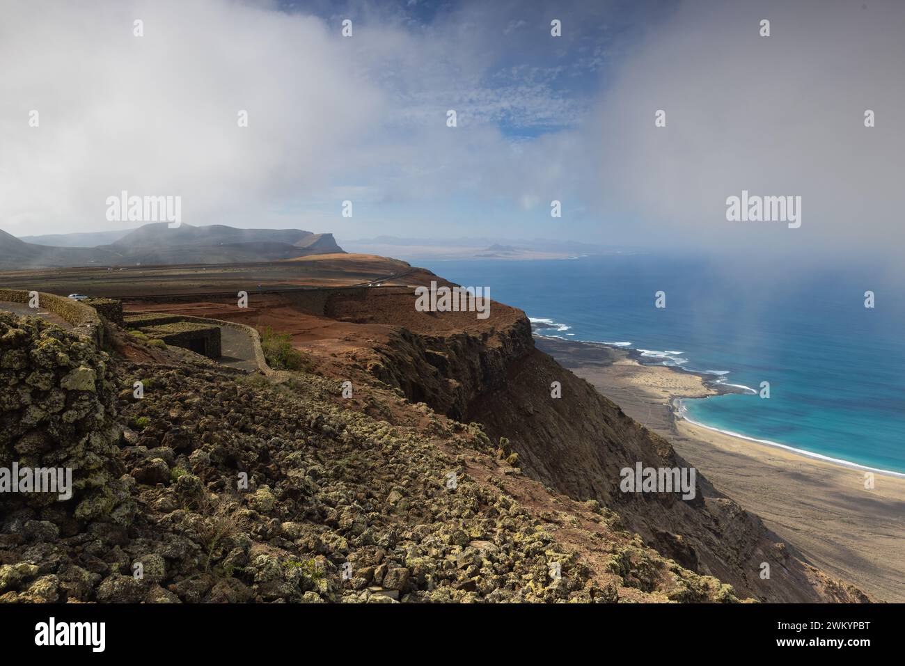 Amazing view from El Mirador del Rio, Lanzarote Stock Photo - Alamy