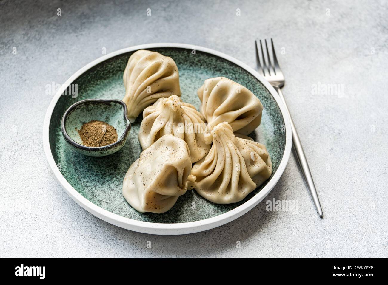 Khinkali dumplings tbilisi hi-res stock photography and images - Alamy