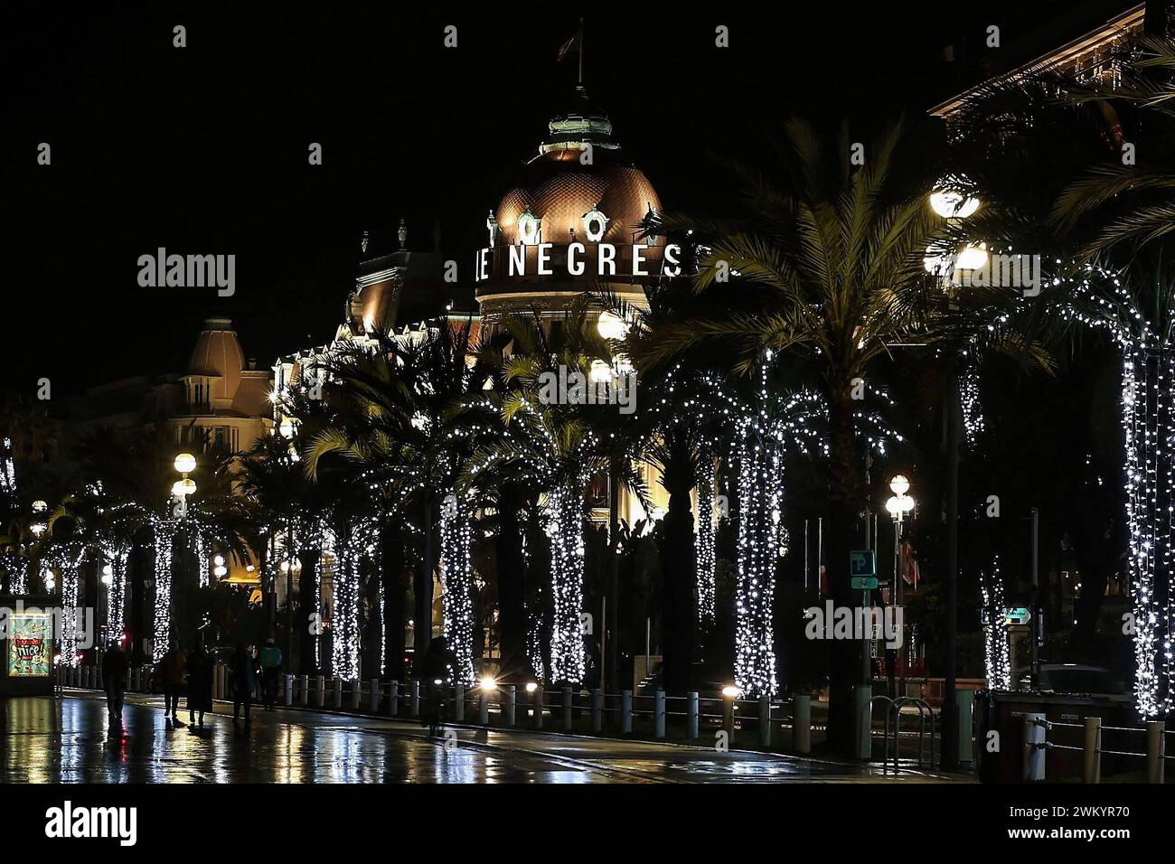 © Francois Glories/MAXPPP - 22/02/2024 The "Promenade de Anglais" in ...