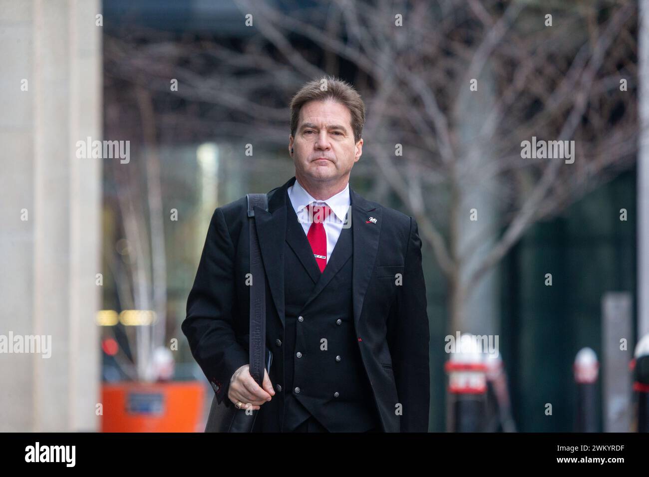 London, England, UK. 23rd Feb, 2024. Australian computer scientist and ...