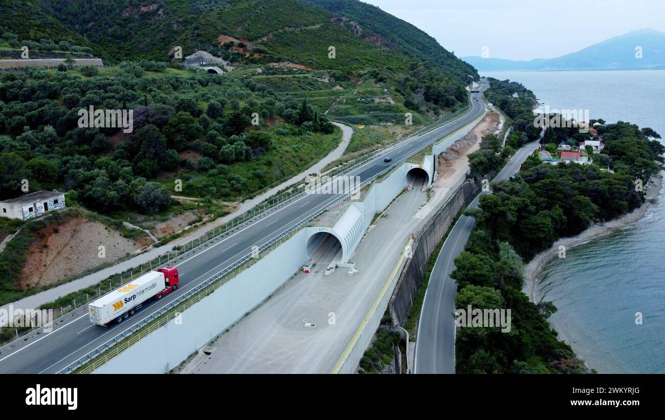 New tunnel portals for the under construction Athens Patras railway ...