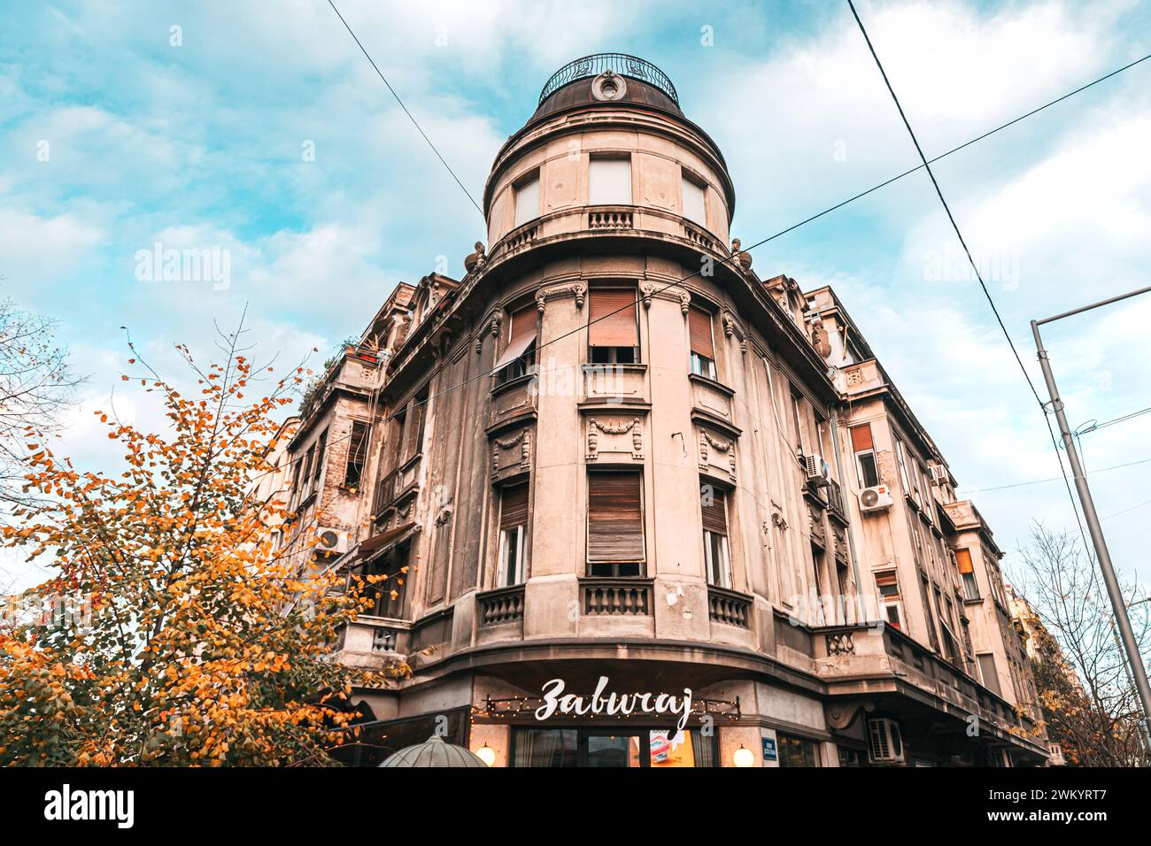 Belgrade old town cafe hi-res stock photography and images - Alamy
