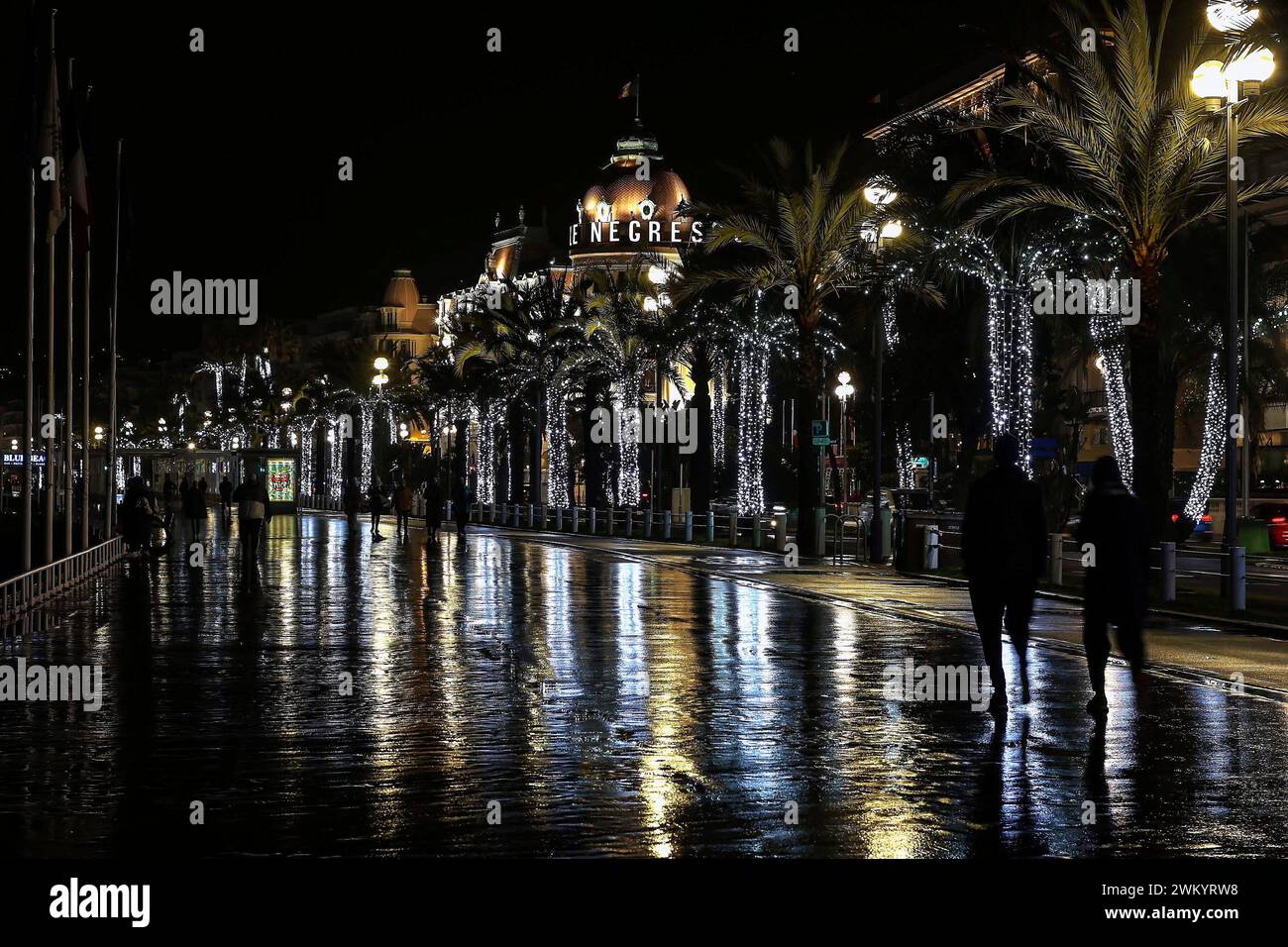 © Francois Glories/MAXPPP - 22/02/2024 The "Promenade de Anglais" in ...