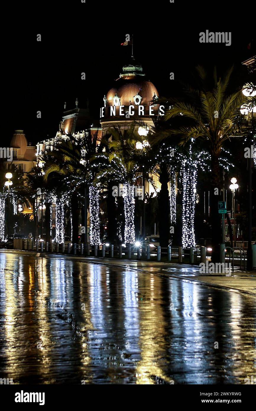 © Francois Glories/MAXPPP - 22/02/2024 The "Promenade de Anglais" in ...
