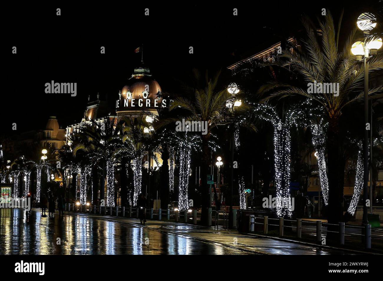 © Francois Glories/MAXPPP - 22/02/2024 The "Promenade de Anglais" in ...
