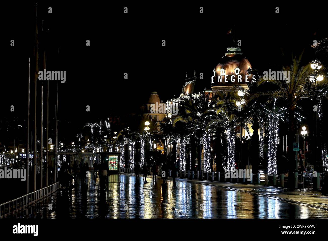 © Francois Glories/MAXPPP - 22/02/2024 The "Promenade de Anglais" in ...
