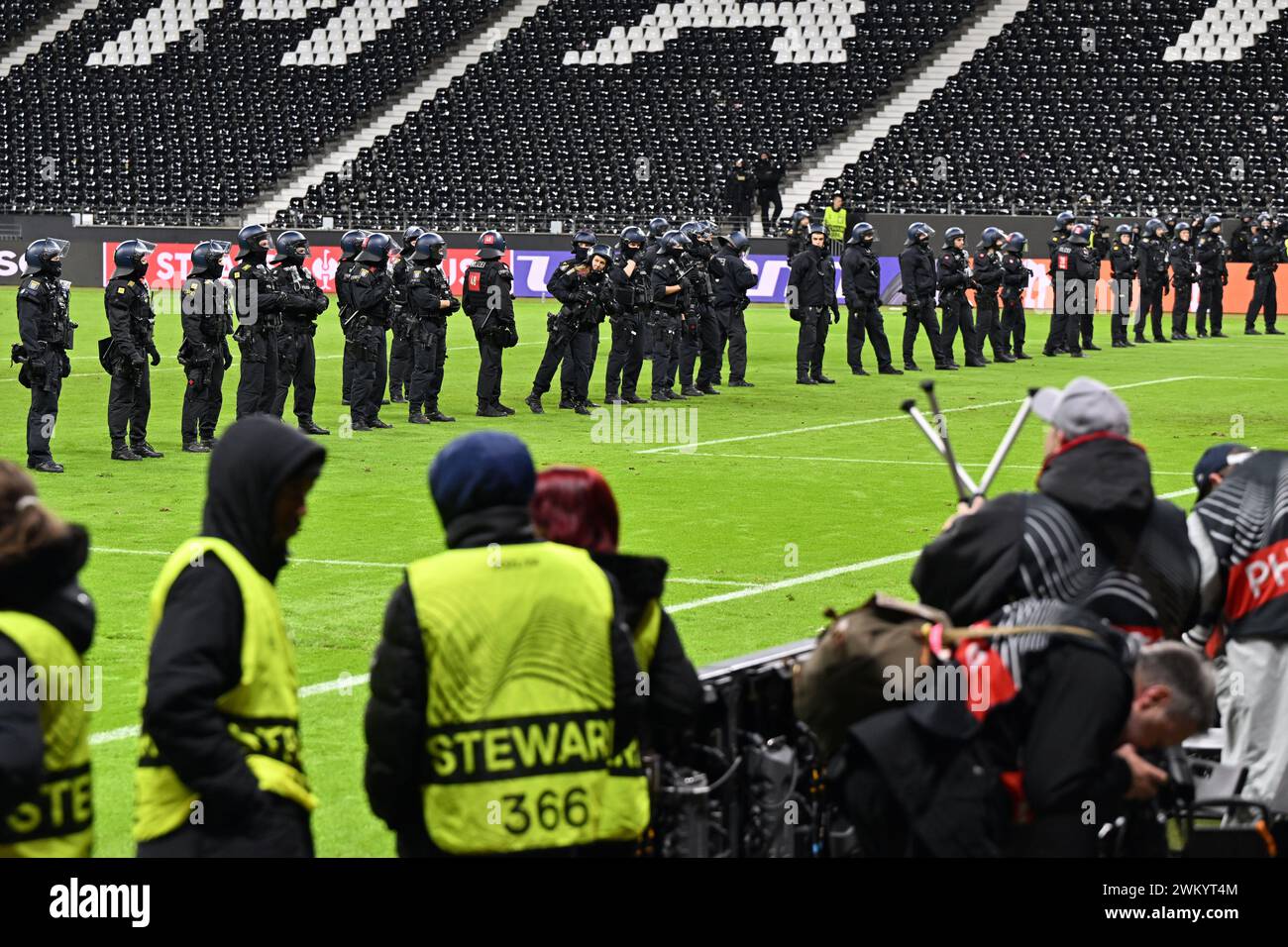 Frankfurt Am Main, Germany. 23rd Feb, 2024. German Polizei - police ...
