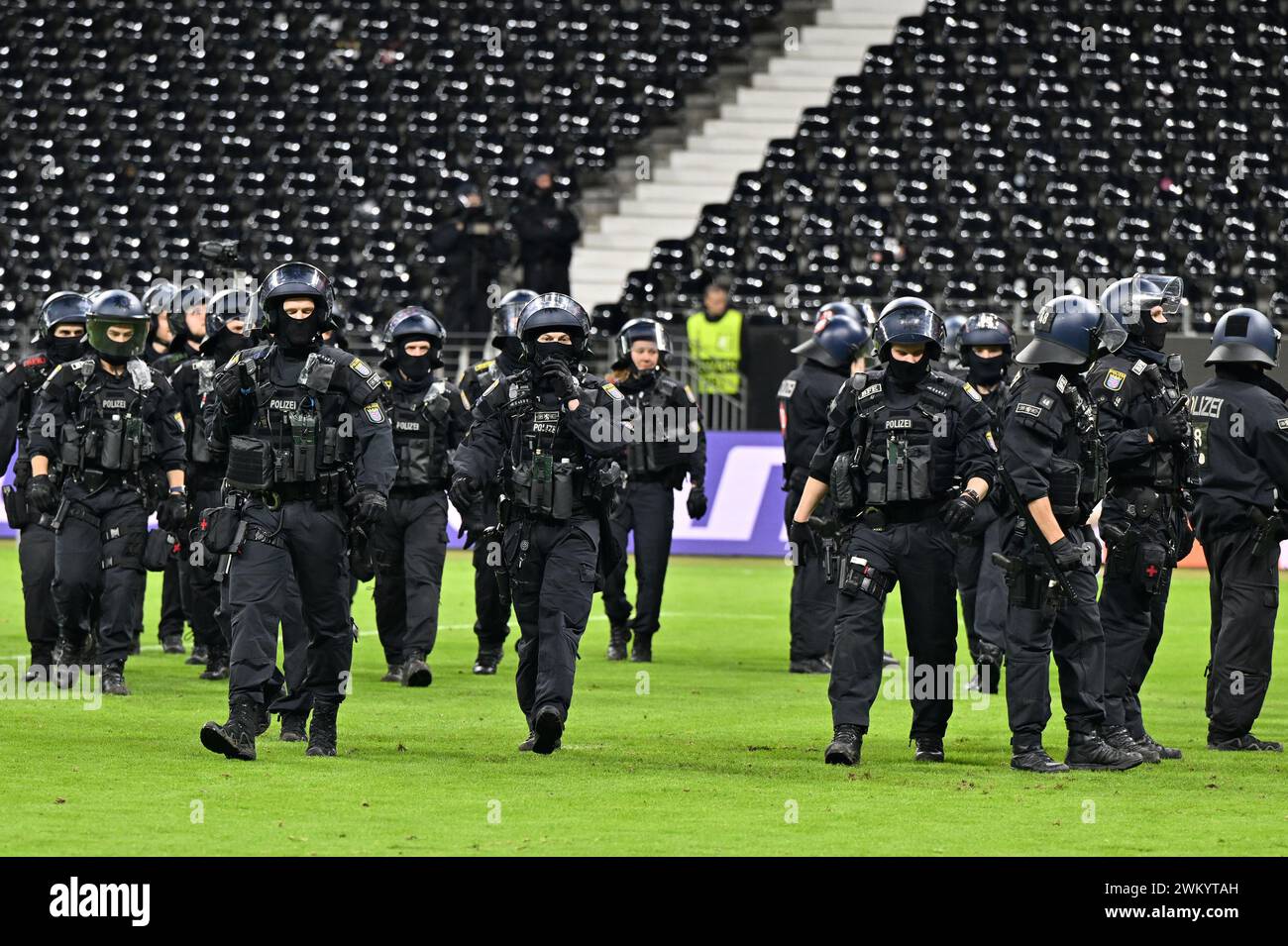 Frankfurt Am Main, Germany. 23rd Feb, 2024. German Polizei - police ...