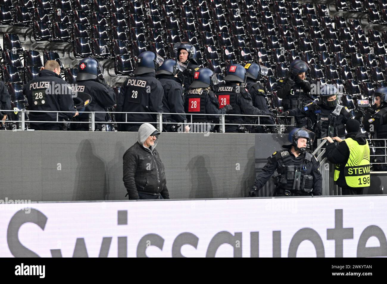 Frankfurt Am Main, Germany. 23rd Feb, 2024. German Polizei - police ...