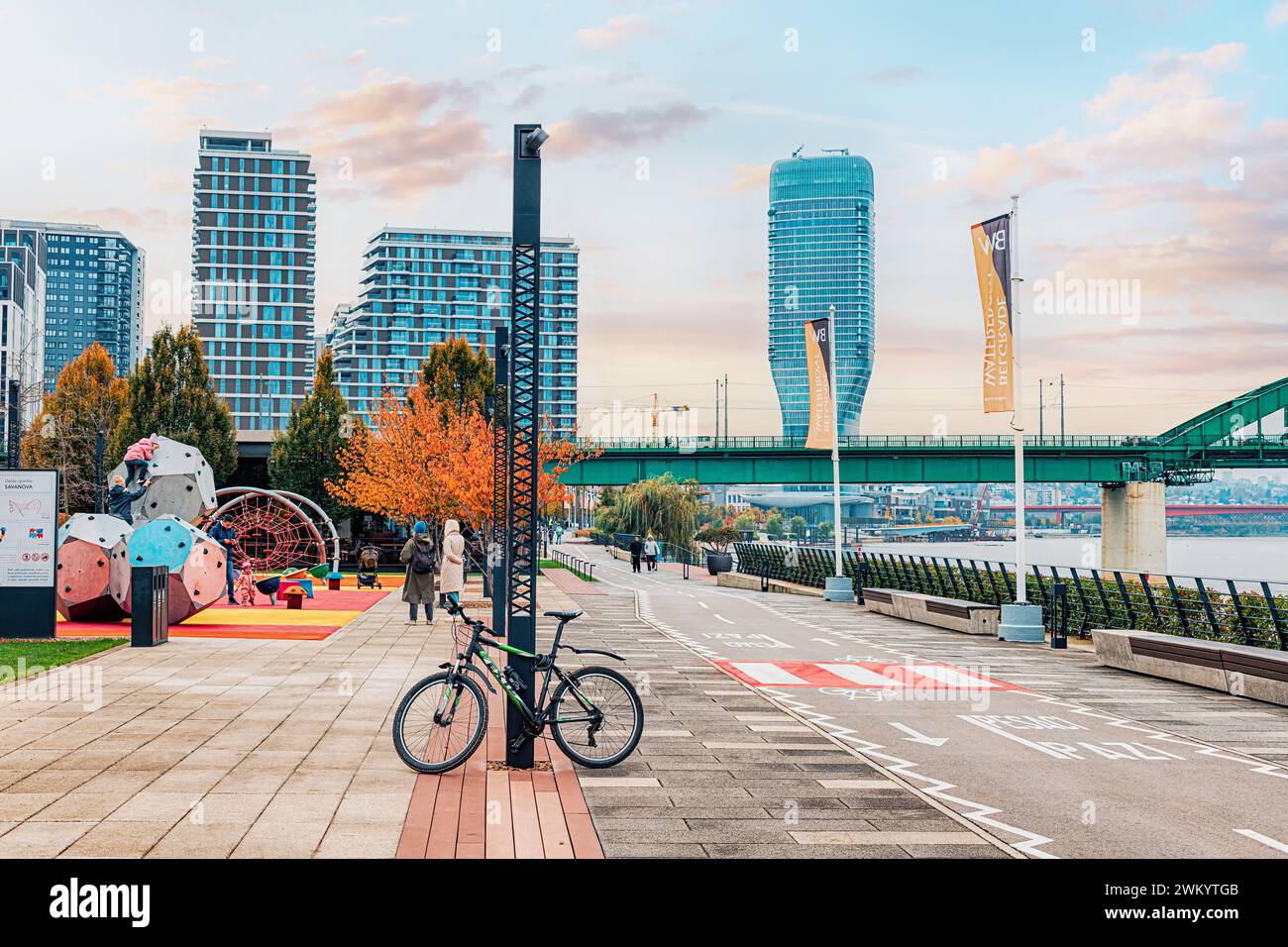 23 November 2023, Belgrade, Serbia: scenic splendor of Belgrade's ...