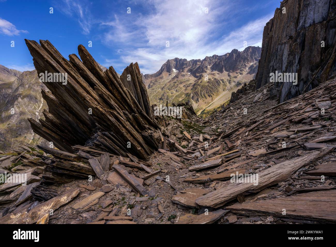 The organs of Valsenestre, in the Ecrins massif. A spectacular ...