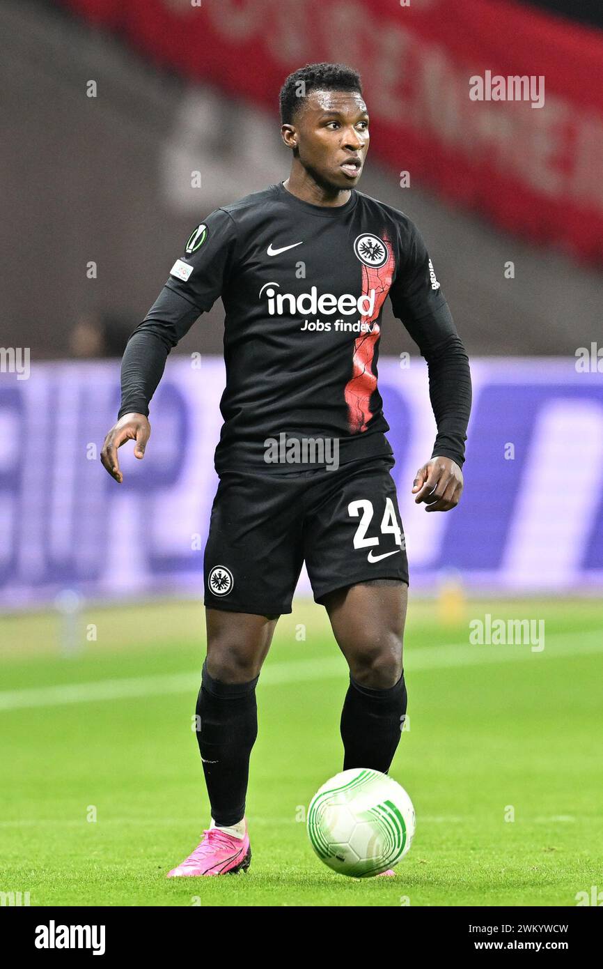 Frankfurt Am Main, Germany. 22nd Feb, 2024. Aurelio Buta (24) of ...