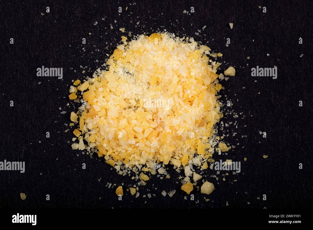 When the candy comes into contact with moisture, such as saliva in your ...