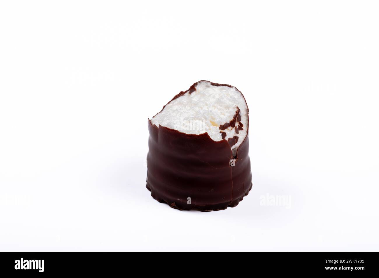 A soft marshmallow-like filling covered in a layer of chocolate. These ...
