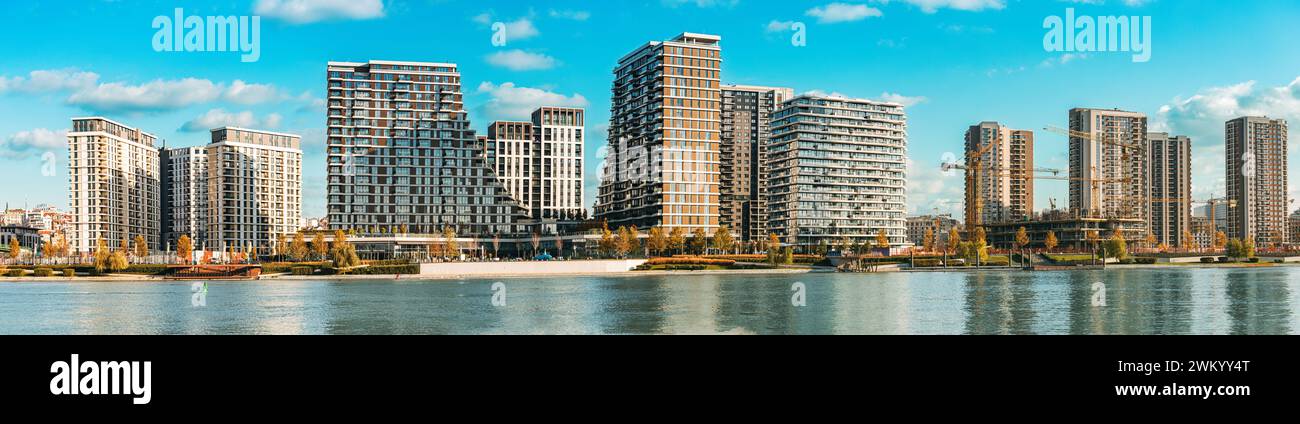 29 November 2023, Belgrade, Serbia: Belgrade's waterfront district ...