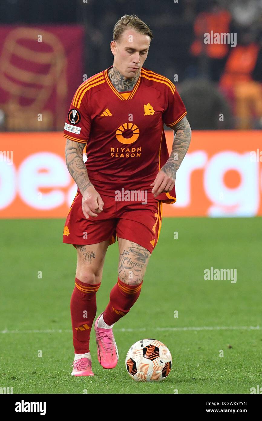 Rick Karsdorp of AS Roma during the Uefa Europa League match AS Roma v ...