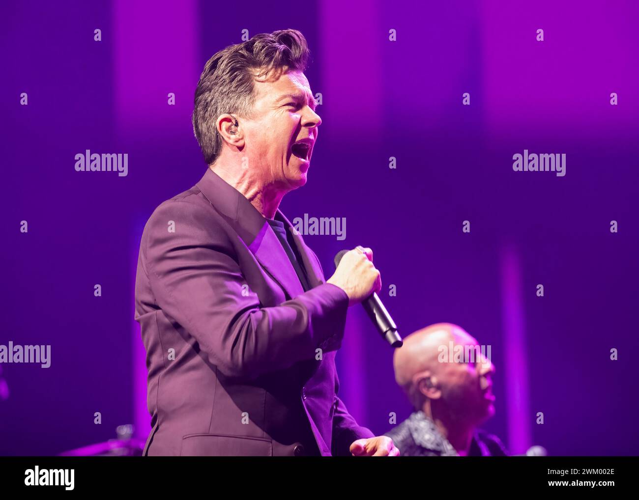 22 February 2024, Motorpoint Arena, Nottingham, UK. Event: Rick Astley ...