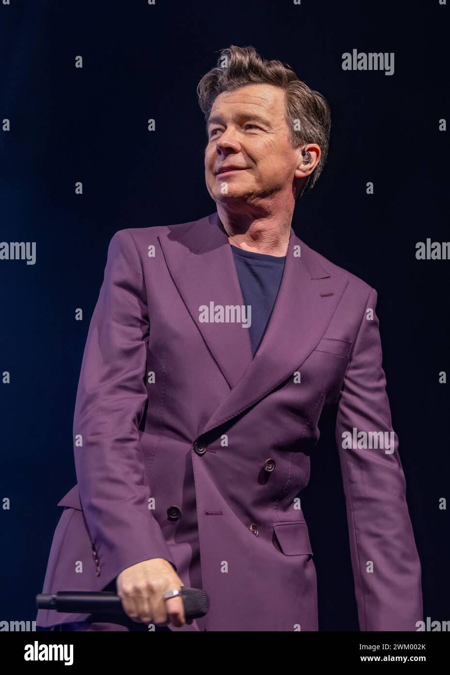 22 February 2024, Motorpoint Arena, Nottingham, UK. Event: Rick Astley ...