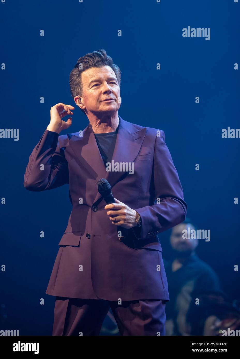 22 February 2024, Motorpoint Arena, Nottingham, UK. Event: Rick Astley ...
