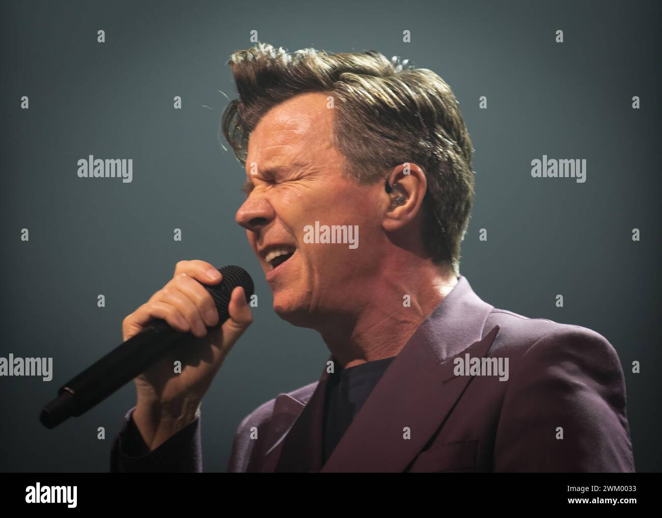 22 February 2024, Motorpoint Arena, Nottingham, UK. Event: Rick Astley ...