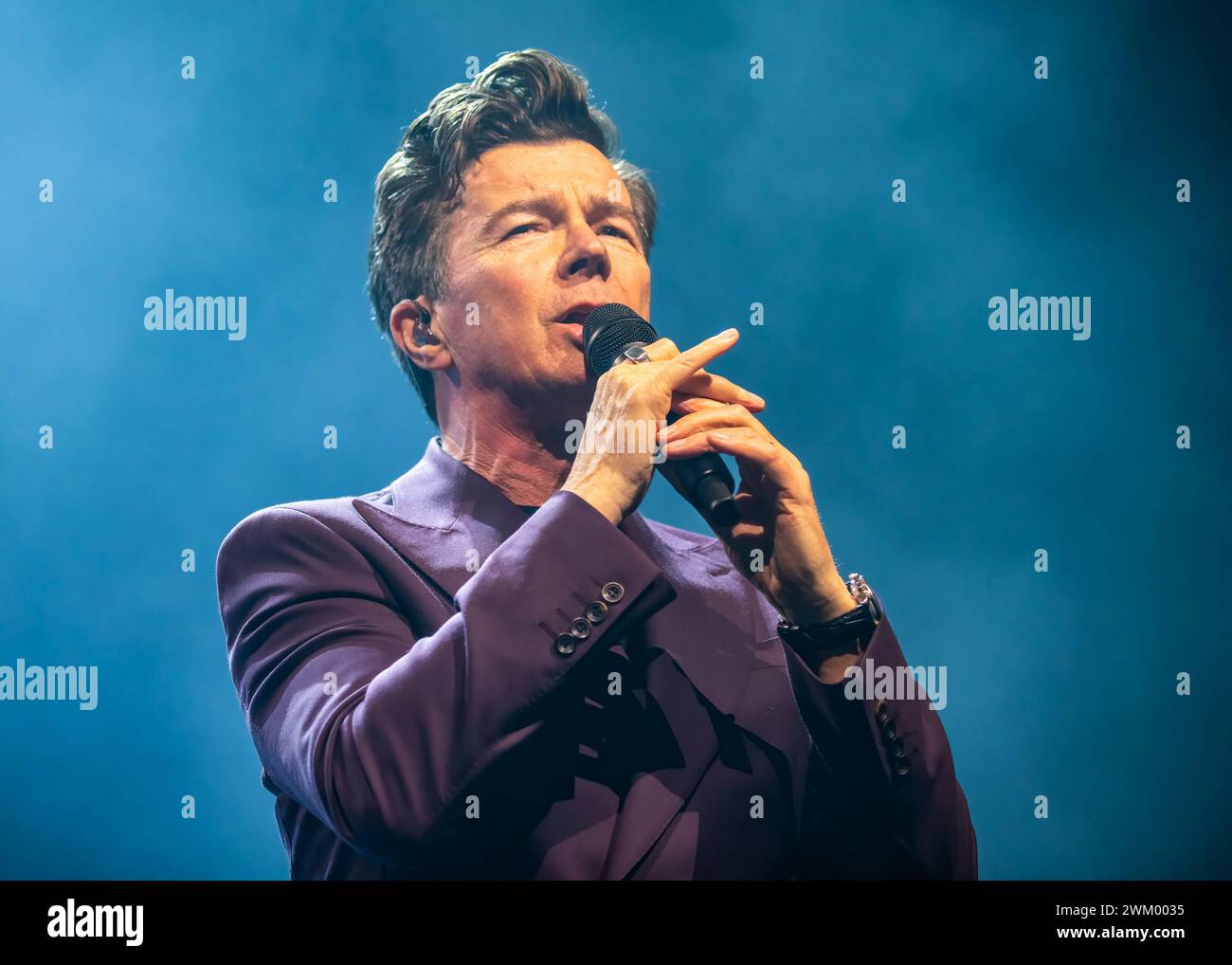 22 February 2024, Motorpoint Arena, Nottingham, UK. Event: Rick Astley ...